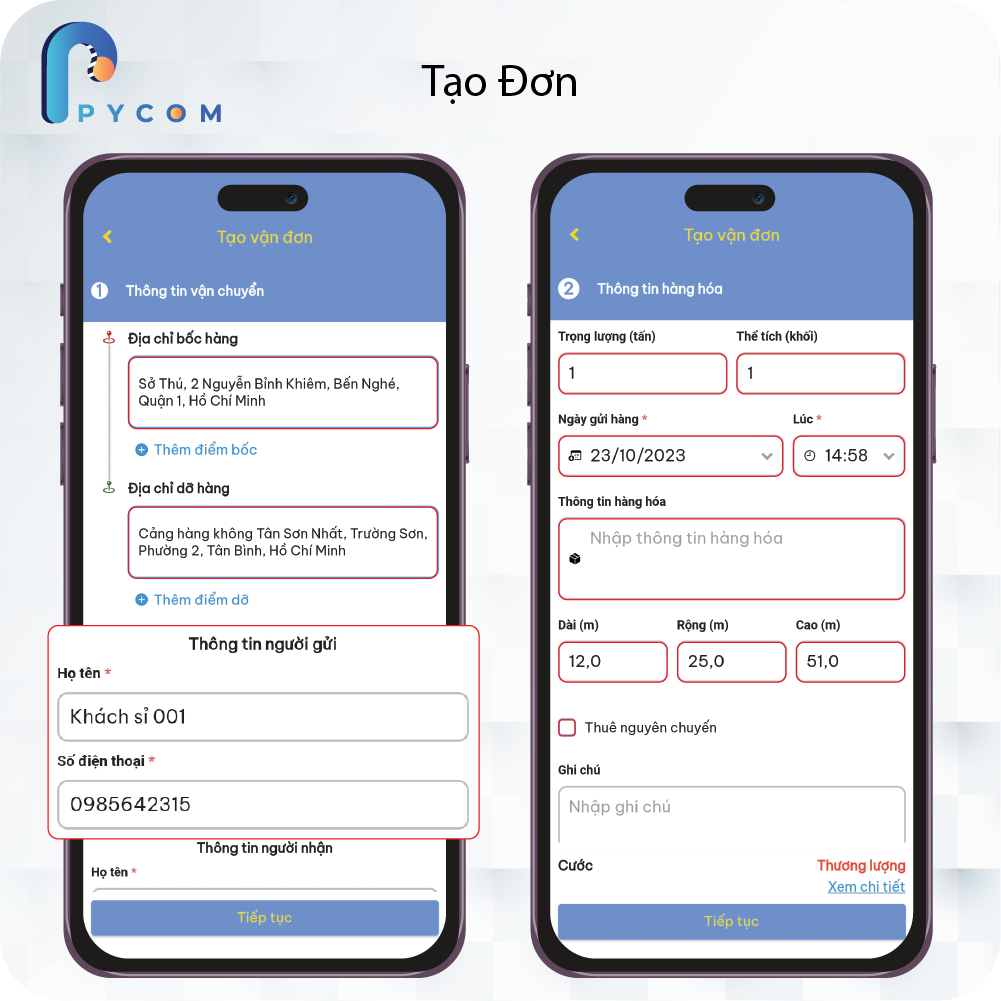 PyCOM Solutions - Giải pháp Số hóa cho doanh nghiệp | Giải pháp TMS | Tối ưu hoá vận chuyển